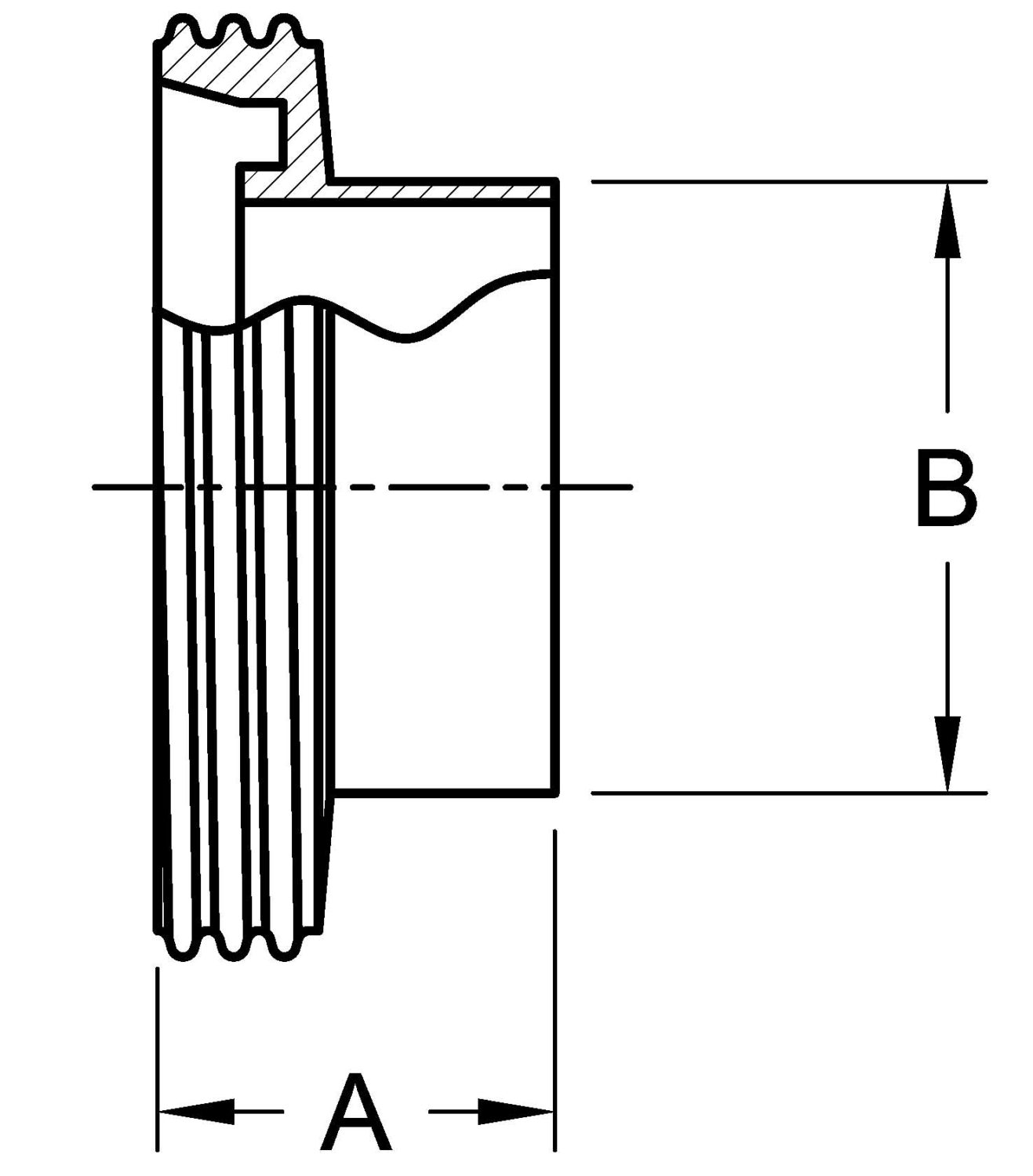 DN15SC 15DIN THREAD (DIN 11851) X SANITARY TUBE WELD | Steel & O’Brien ...